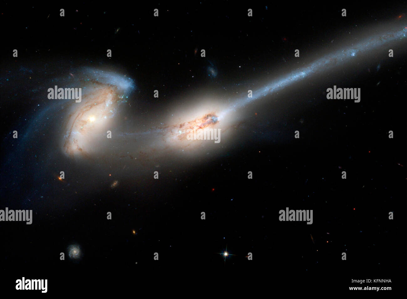 Colliding Galaxies Wallpaper