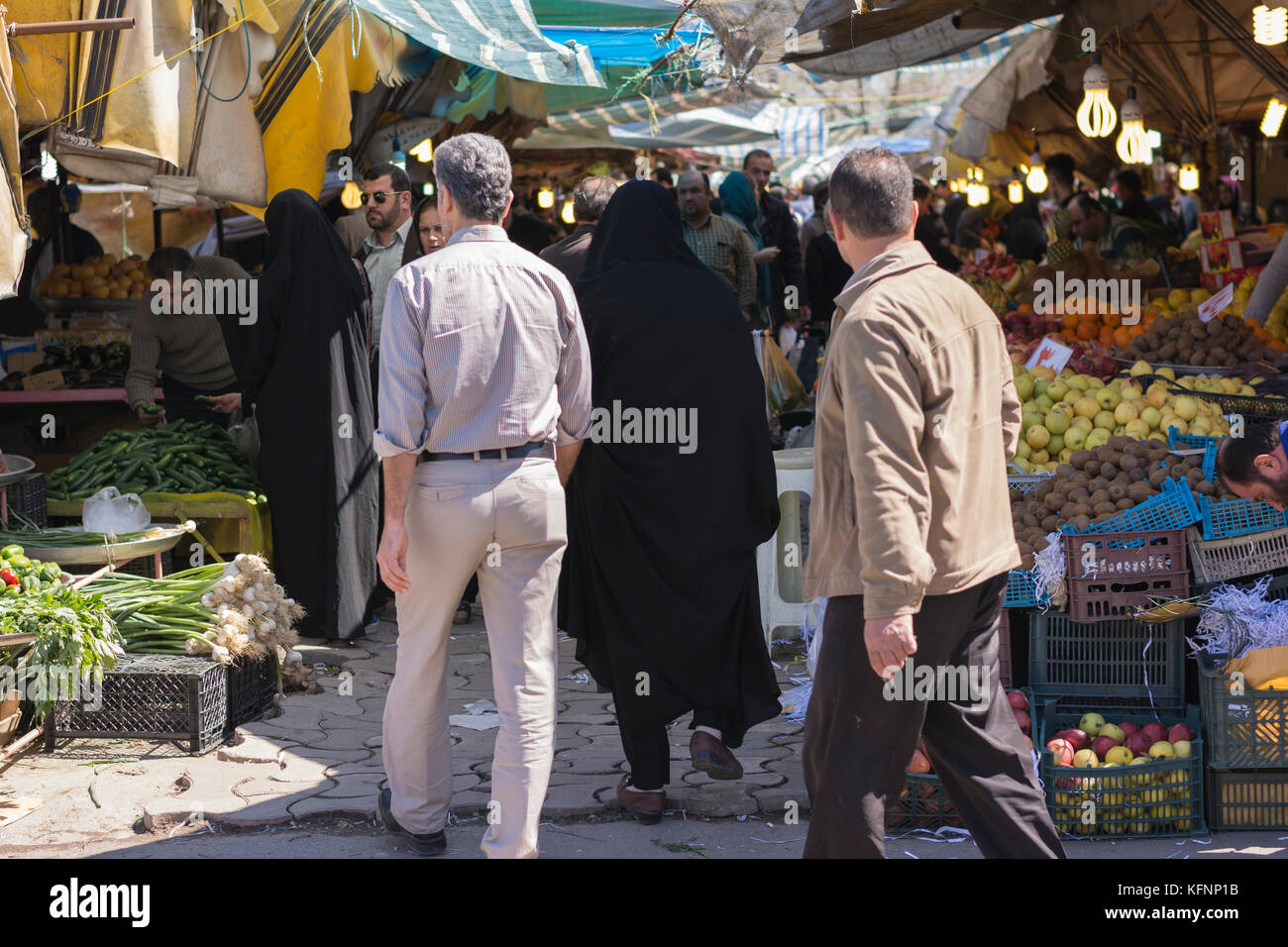 Gilan Province- Rasht IRAN-March 19, 2016- Daily Bazaar at Rasht Stock ...