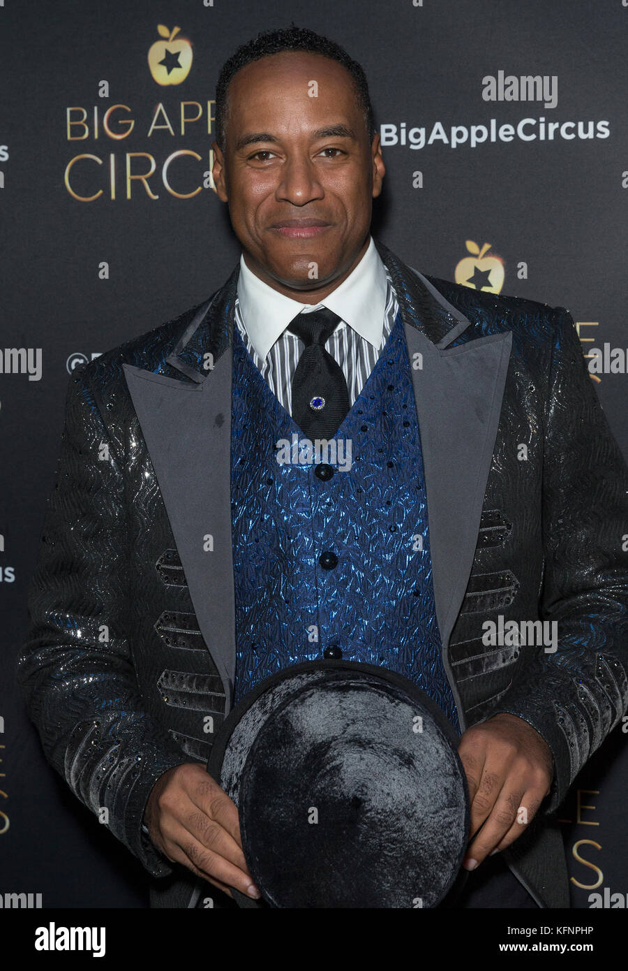 New York, United States. 29th Oct, 2017. Ringmaster Ty McFarland ...