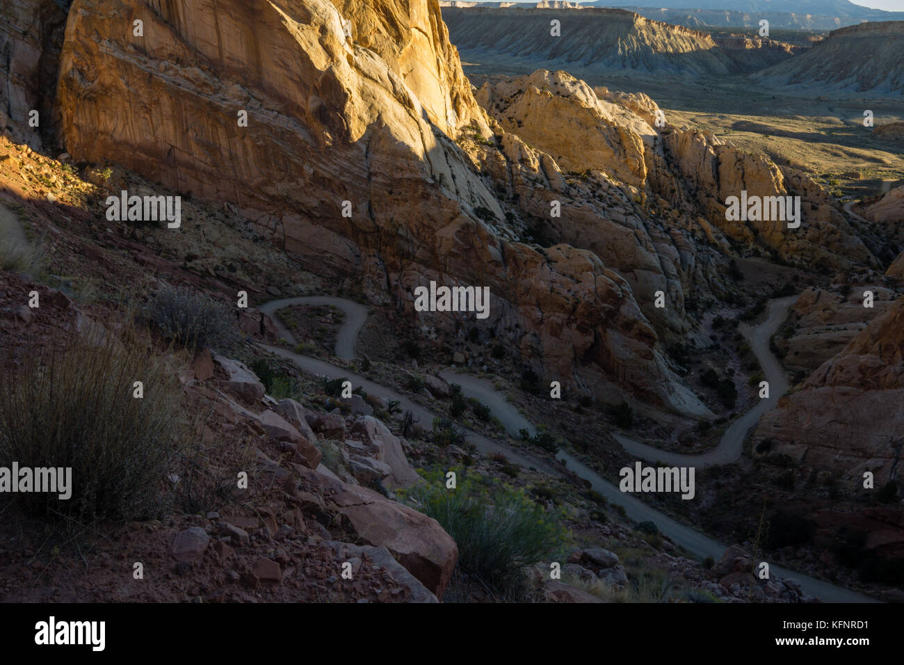 The Waterpocket Fold district of Capitol Reef National Park Stock Photo ...