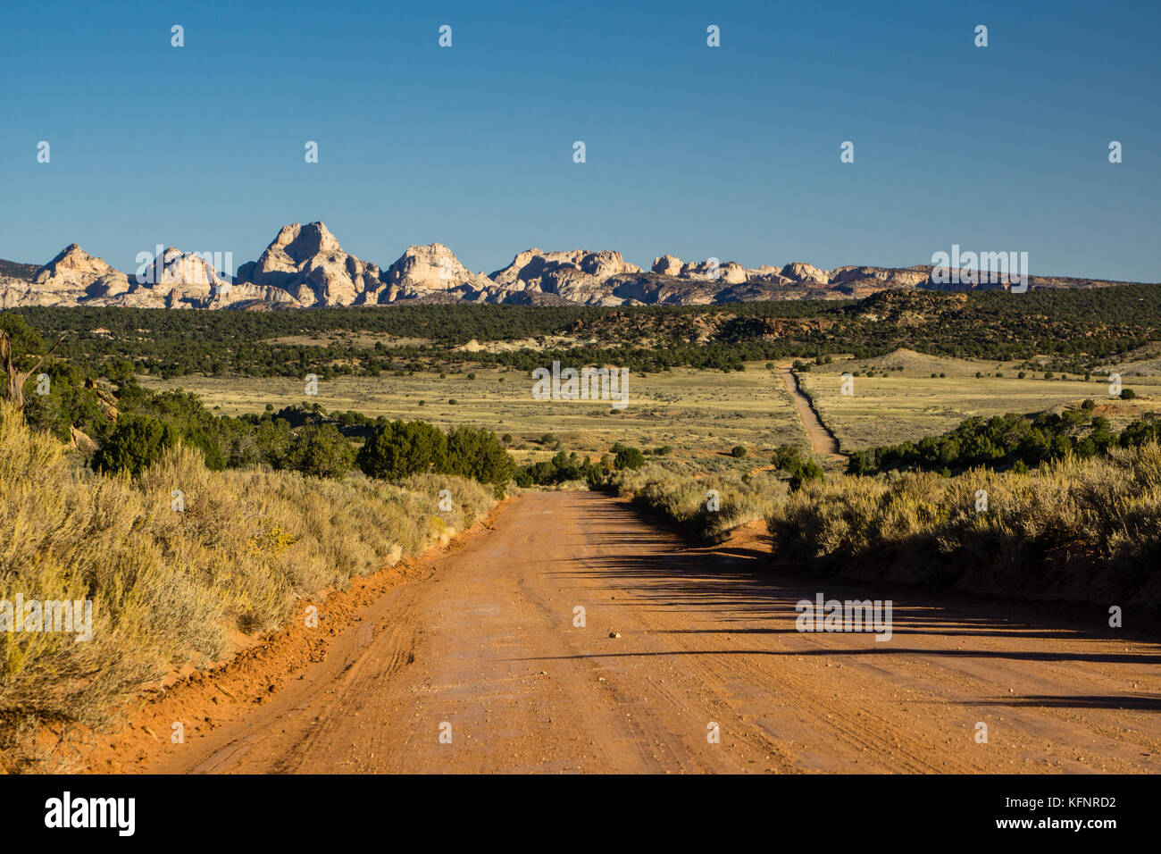 The Burr Trail Road, in Capitol Reef National Park, Utah Stock Photo ...