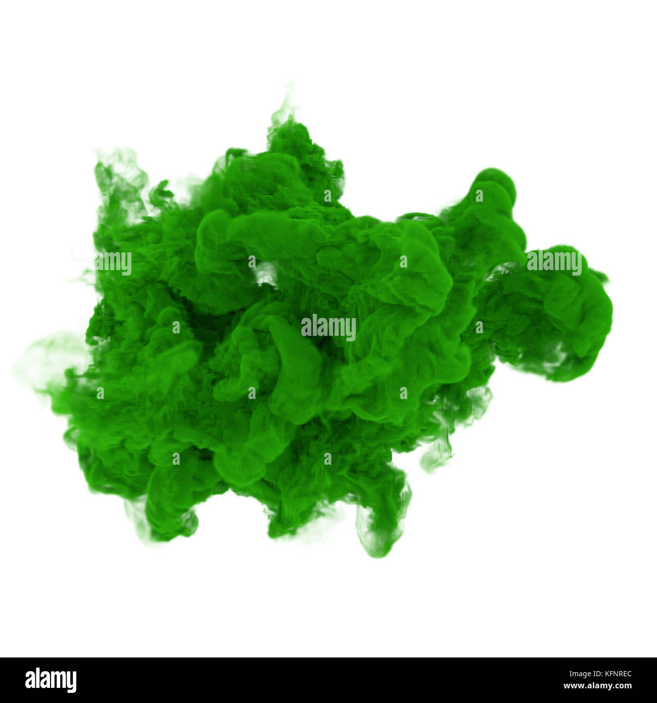 Green ink in water on hi-res stock photography and images - Alamy