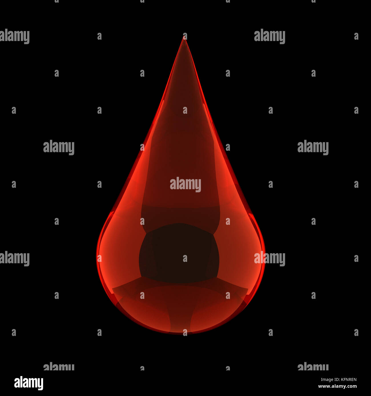Blood Drops Black Background