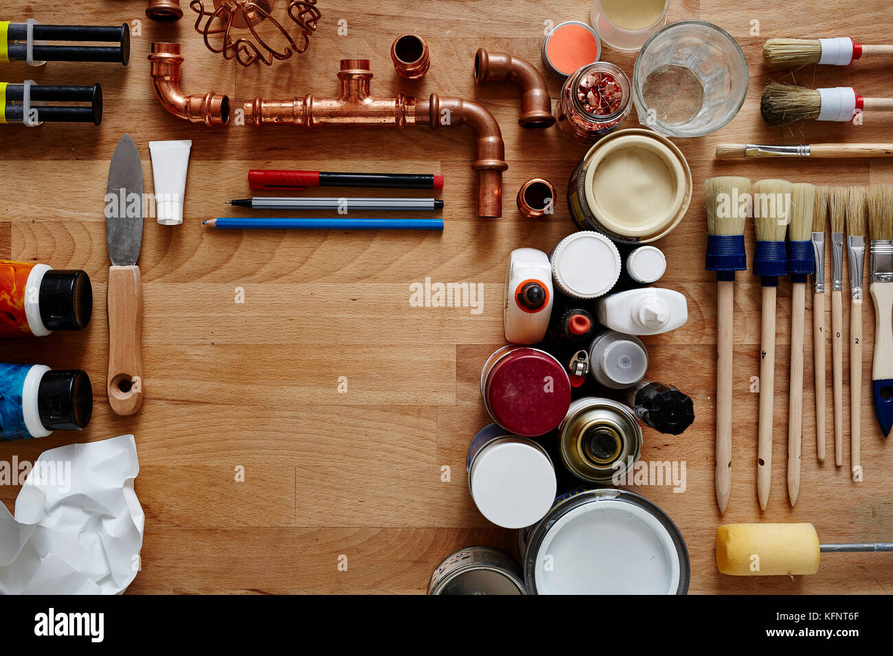 empty space and materials for my ideas Stock Photo - Alamy