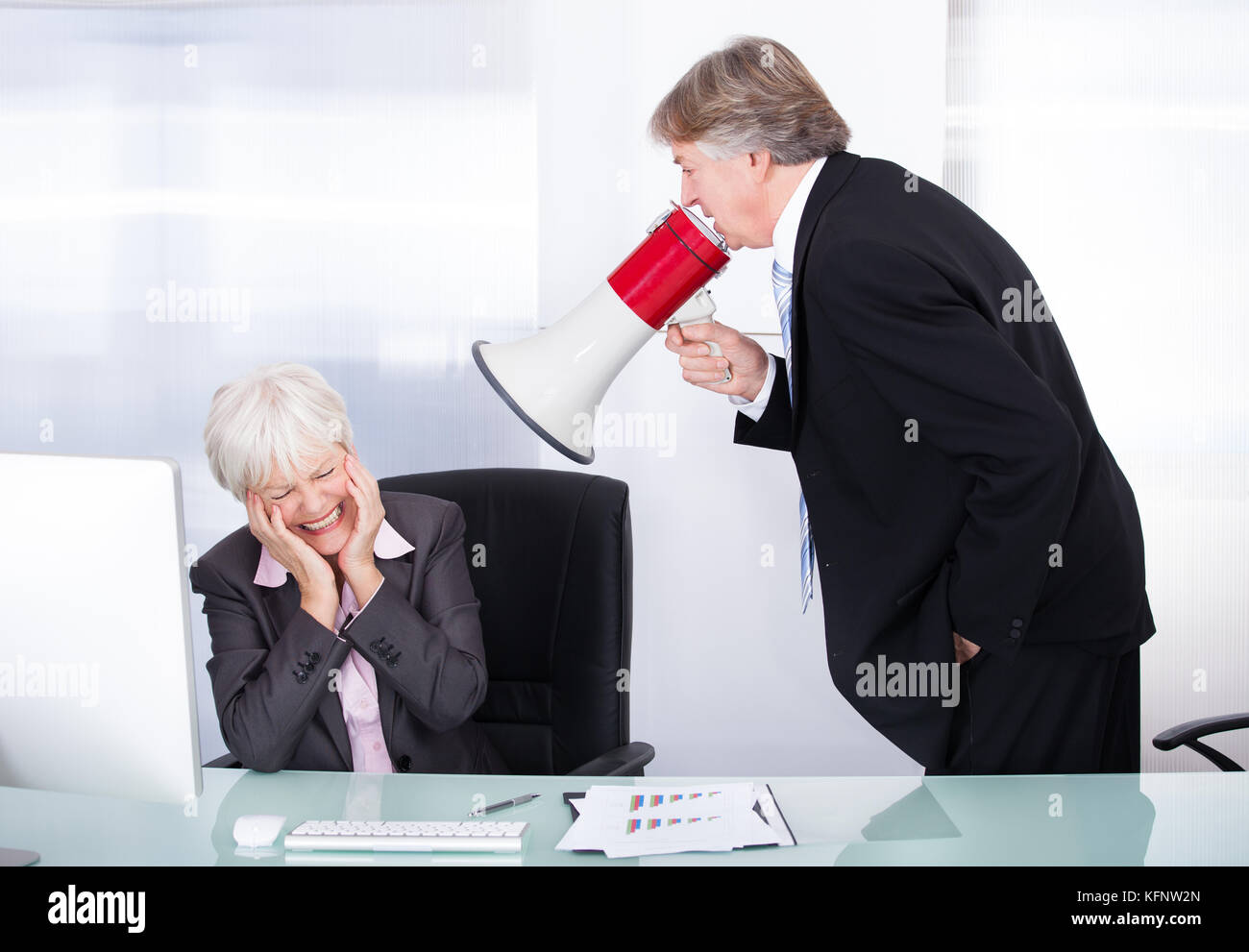 Loud coworker noise office hi-res stock photography and images - Alamy