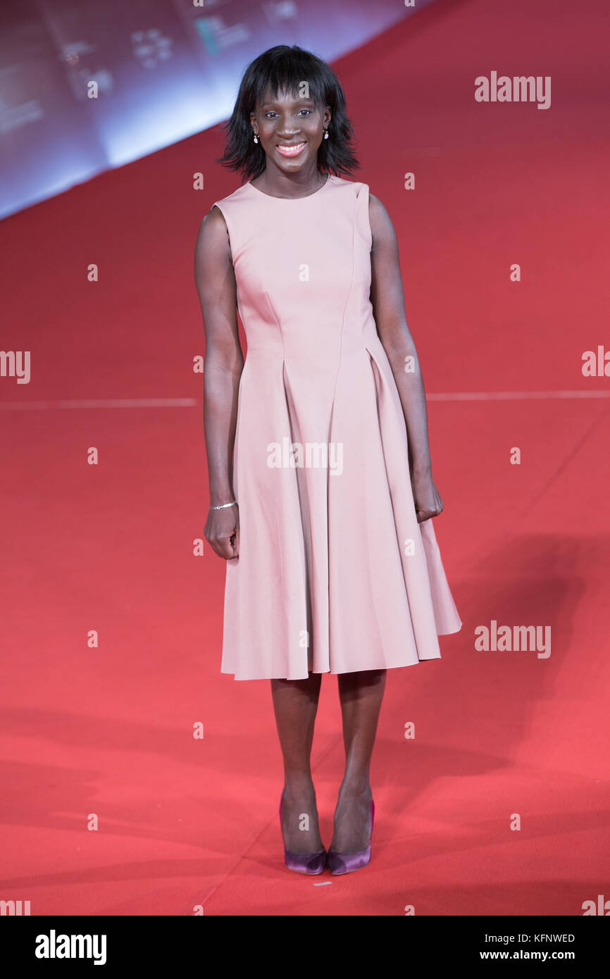 Roma, Italy. 30th Oct, 2017. French actress Eye Haidara during Rome ...