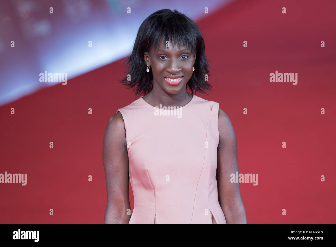 Roma, Italy. 30th Oct, 2017. French actress Eye Haidara during Rome ...