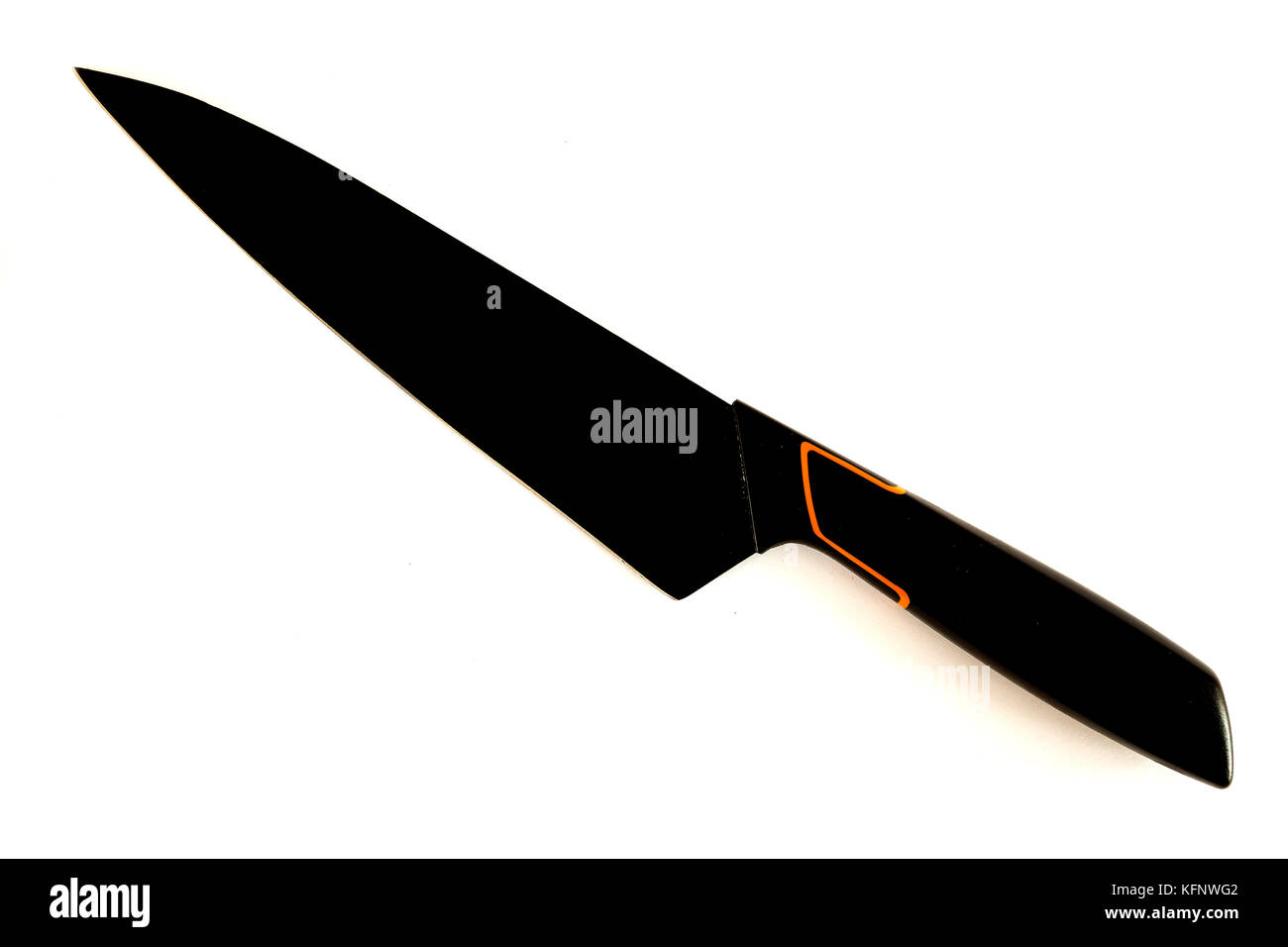 Kitchen knife isolated on a white background. Studio shot Stock Photo ...