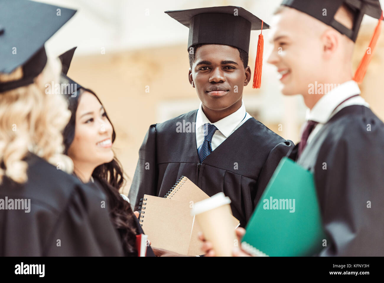 graduated multiethnic students Stock Photo - Alamy