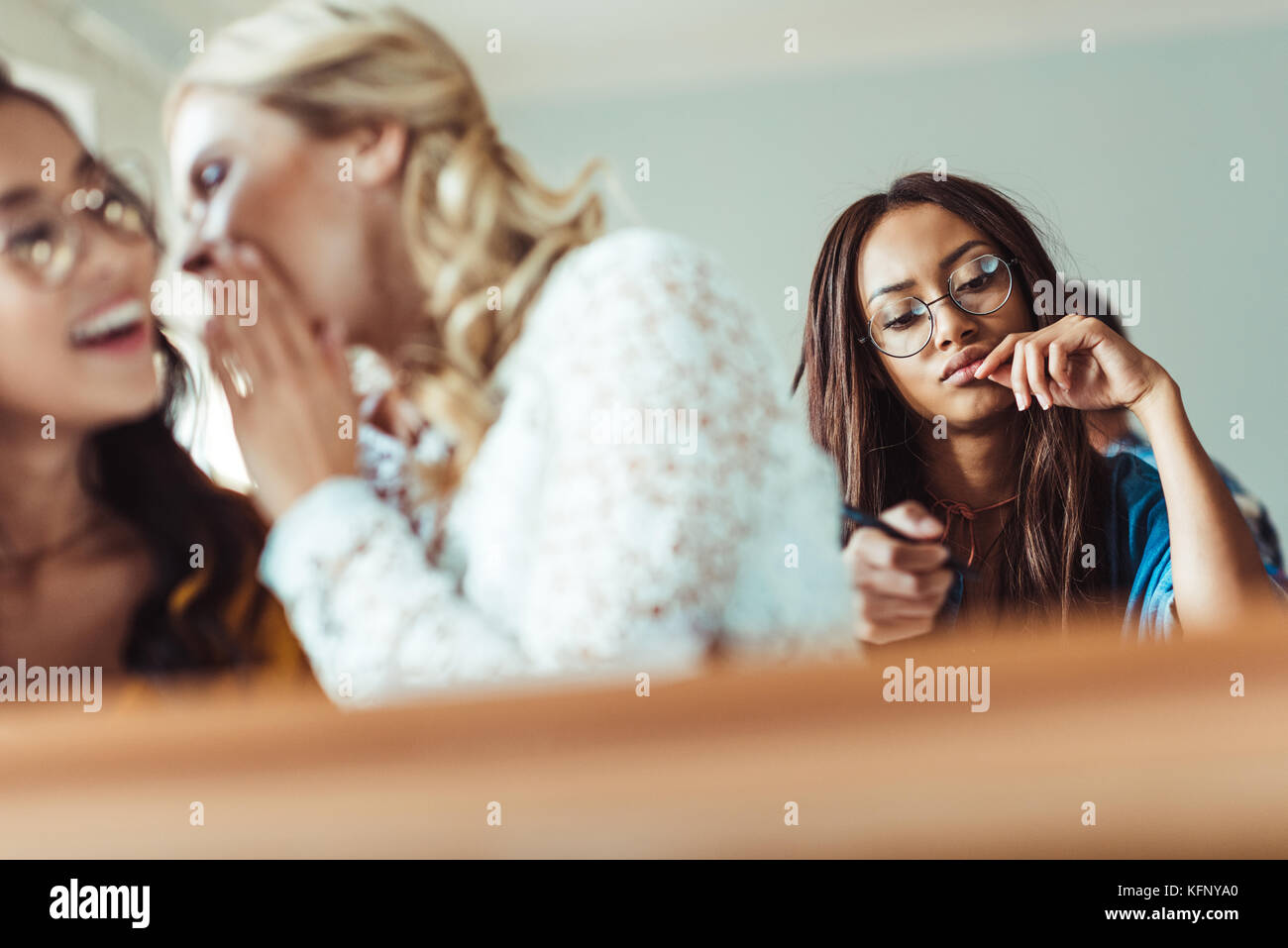 student girl working hard Stock Photo - Alamy