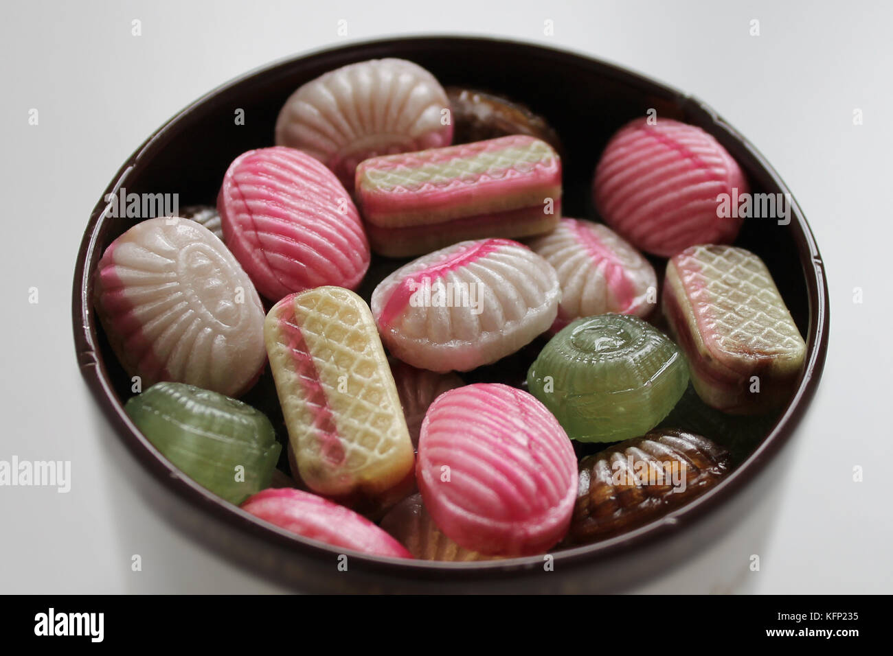 Old-fashioned candy in jar Stock Photo - Alamy