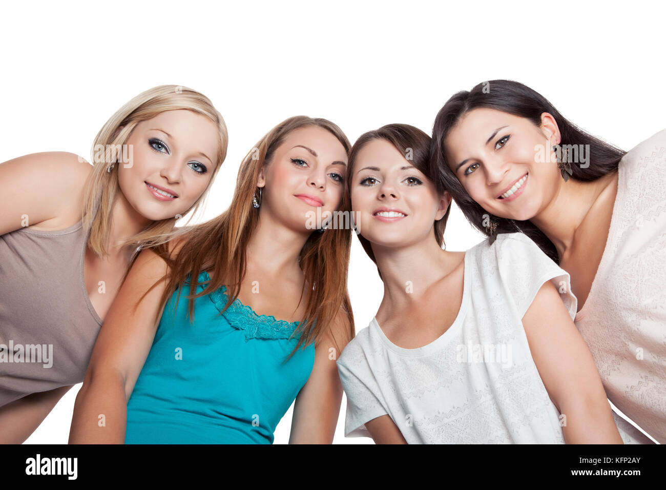 Group looking down at camera hi-res stock photography and images - Alamy