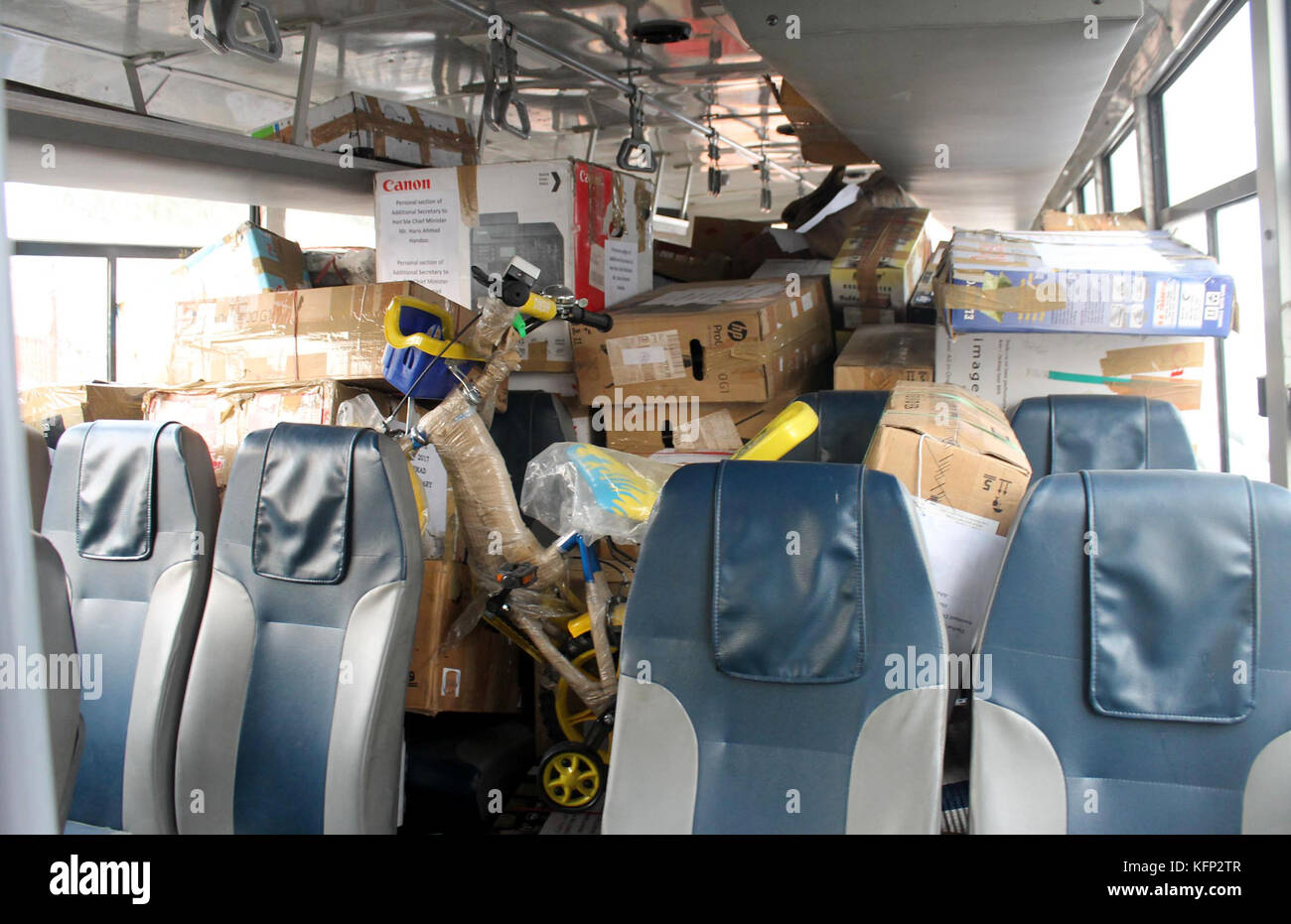 Indian paramilitary vehicles hi-res stock photography and images - Alamy