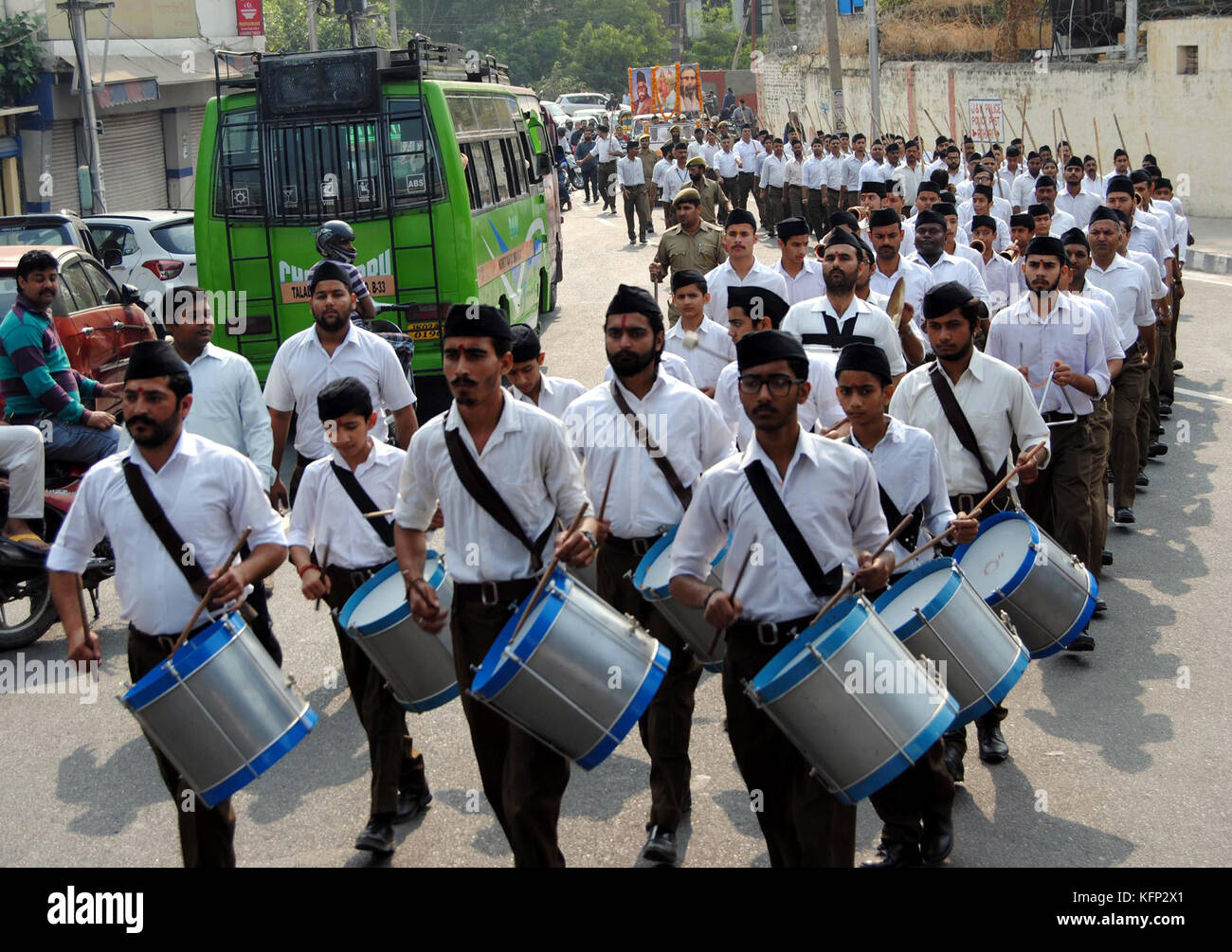 Indian paramilitary vehicles hi-res stock photography and images - Alamy