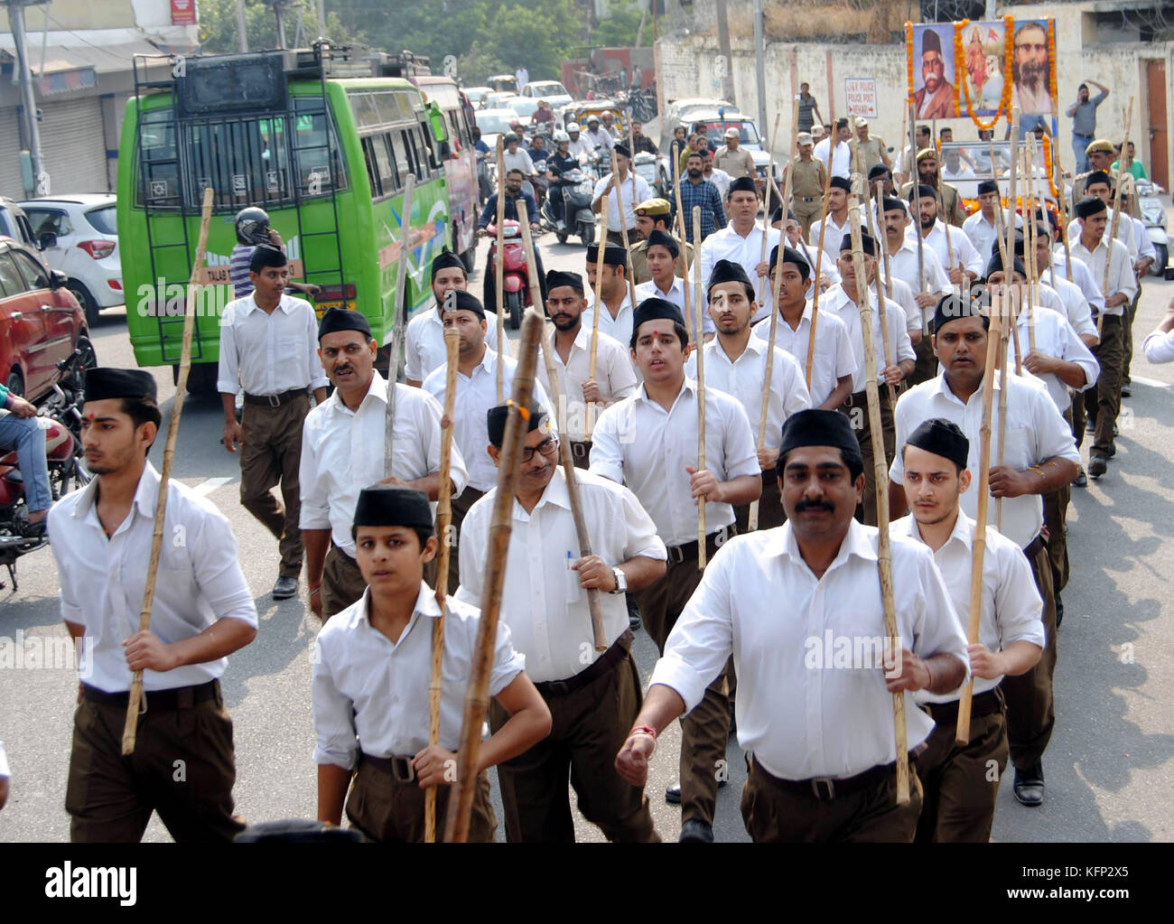 Indian paramilitary vehicles hi-res stock photography and images - Alamy