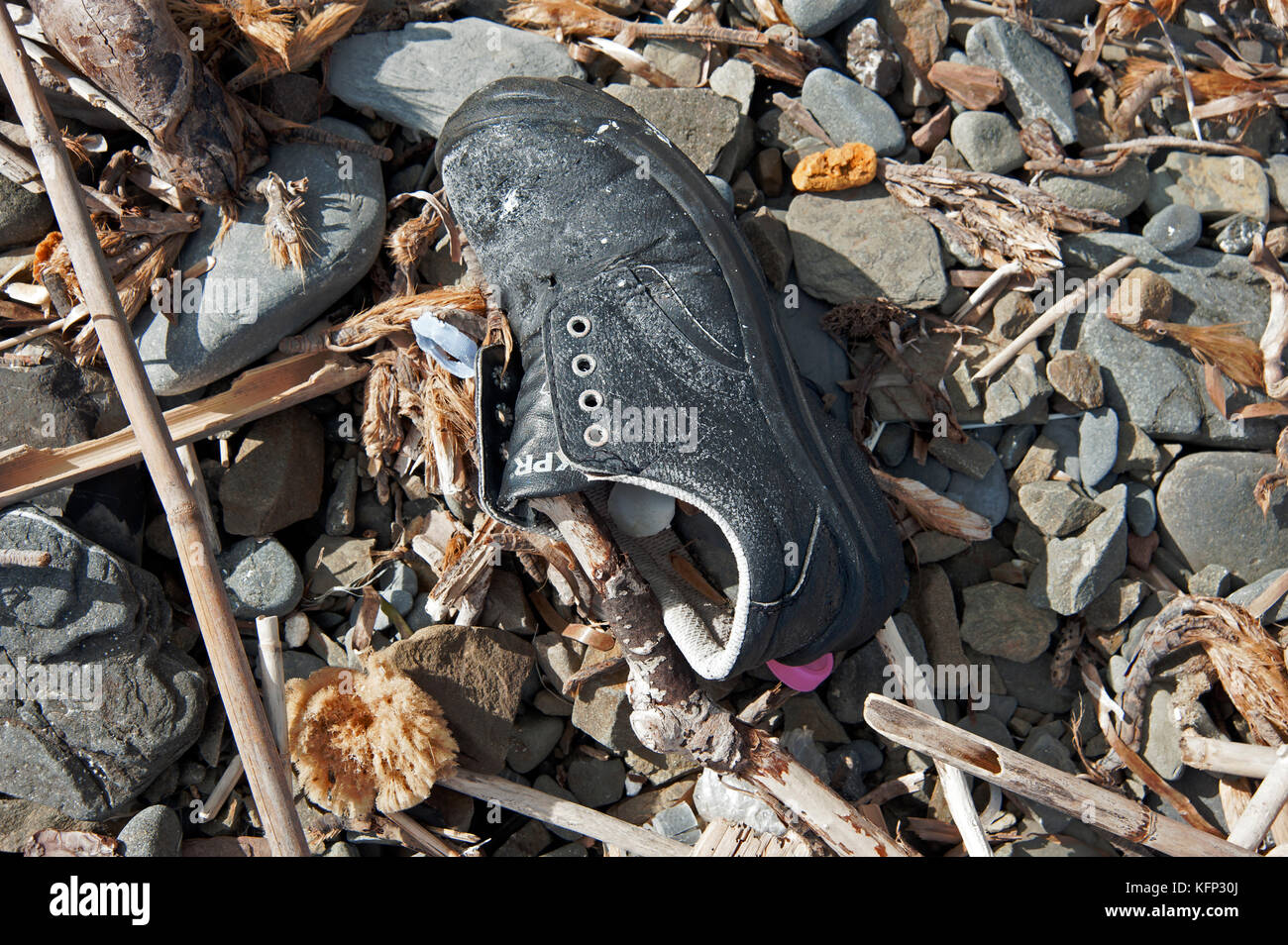 Litter Rubbish Shoe Waste High Resolution Stock Photography and Images ...