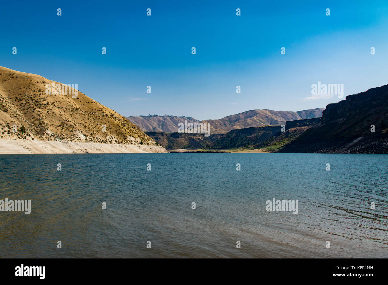 View of area of Arrowrock reservoir near Boise, Idaho, USA Stock Photo ...