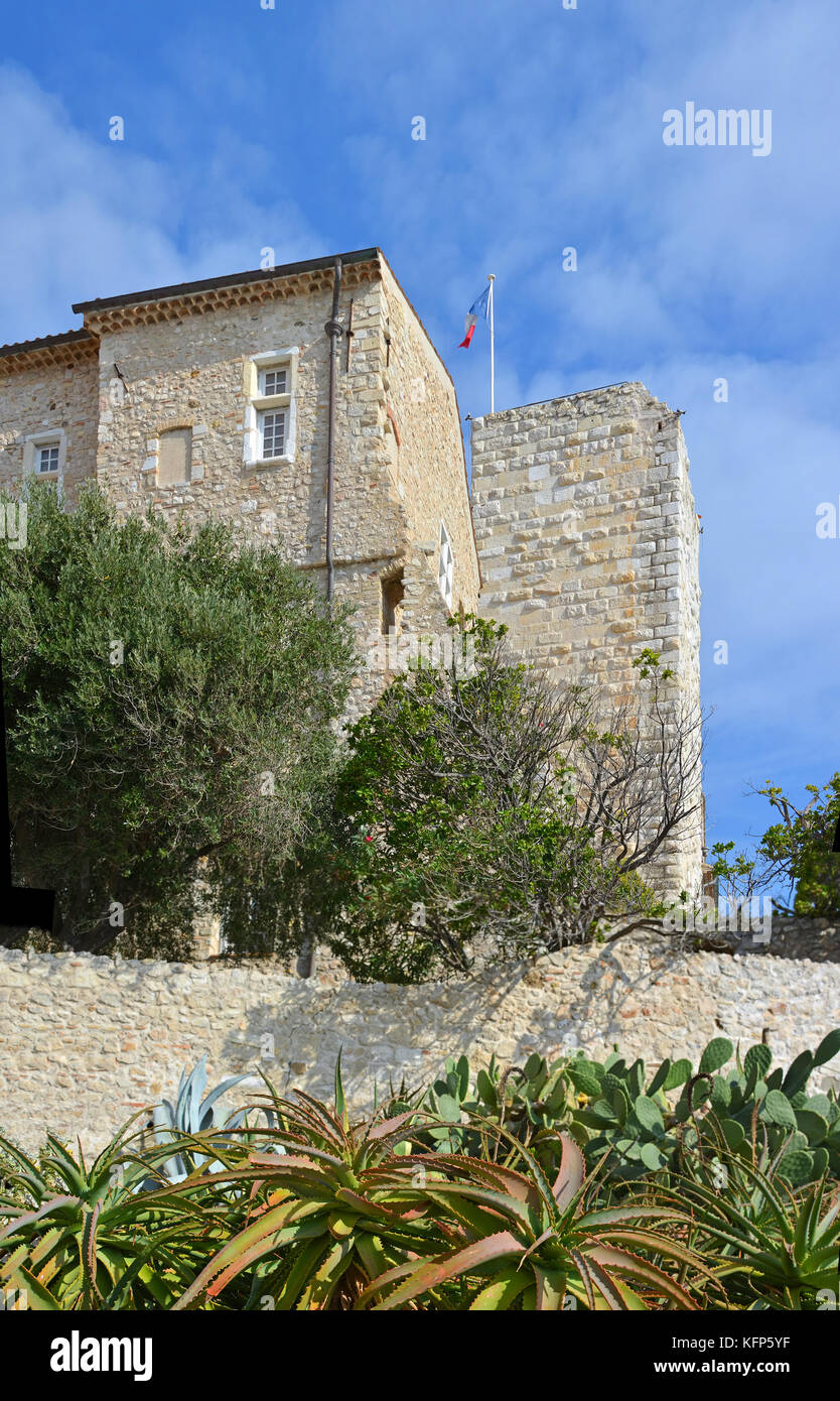 Picasso Museum building in Autumn, Cote a'zur, provence france Stock ...