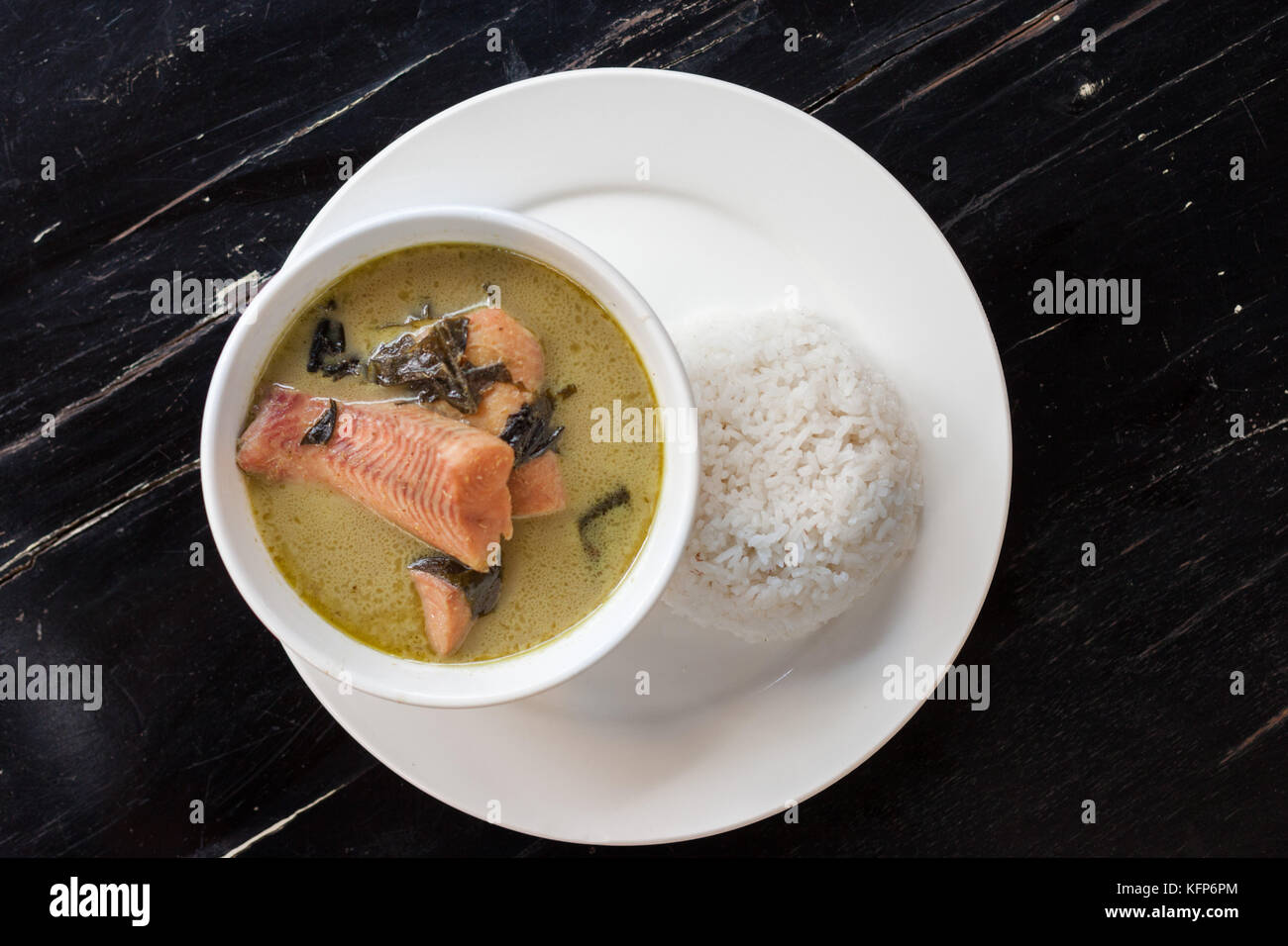 Khmer Amok with Fish, a traditional Cambodian dish Stock Photo - Alamy