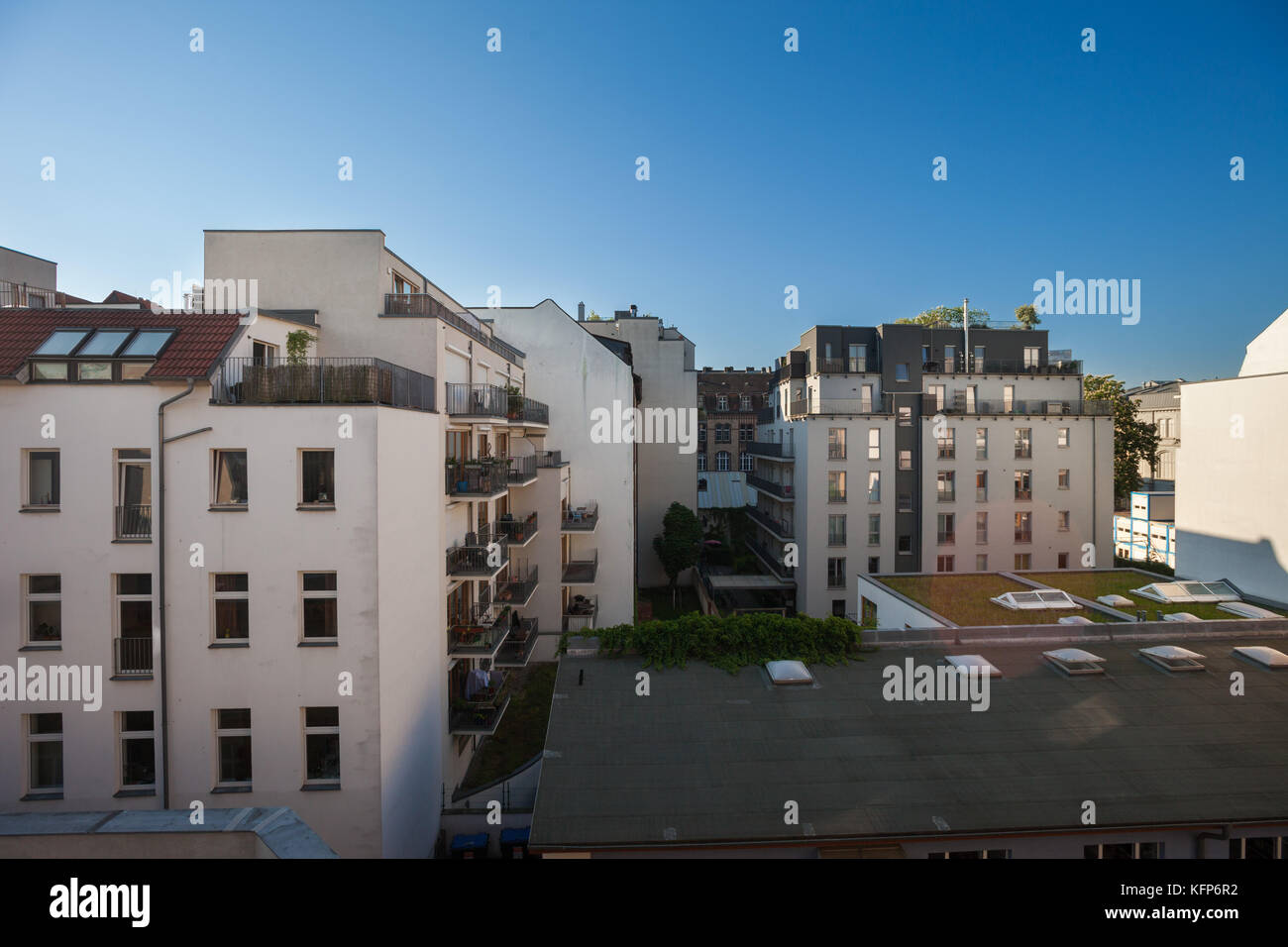 Apartment house courtyard in Berlin, Germany Stock Photo - Alamy