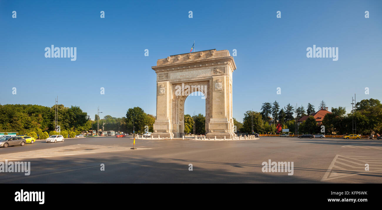 The Arcul de Triumf (Triumph Arch), Bucharest, Romania Stock Photo - Alamy