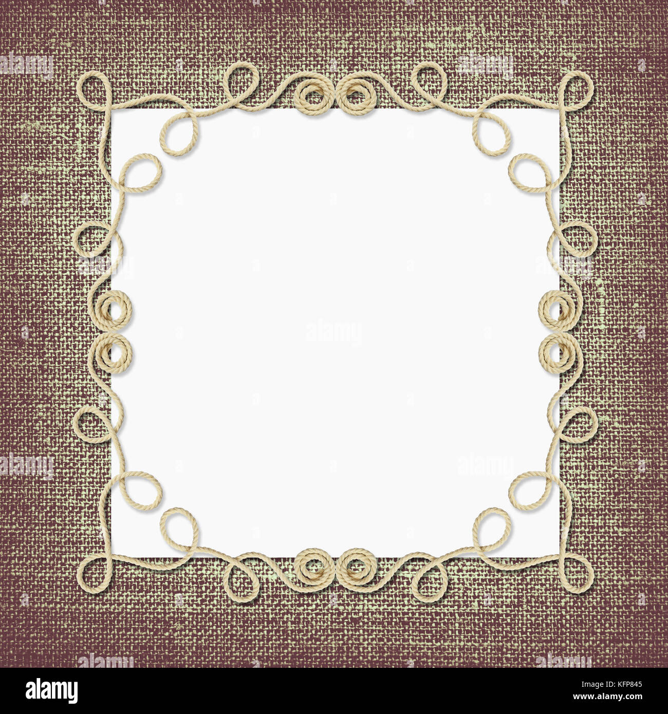 Rope frame hi-res stock photography and images - Alamy