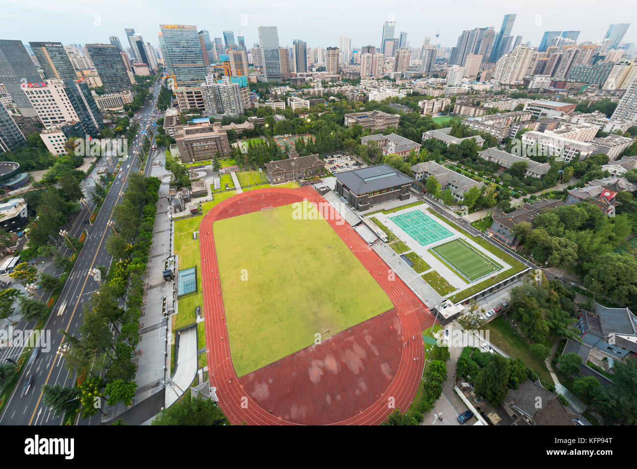 Huaxi Sichuan University Campus aerial view Stock Photo - Alamy Huaxi Sichuan University Campus aerial view Stock Photo - Alamy