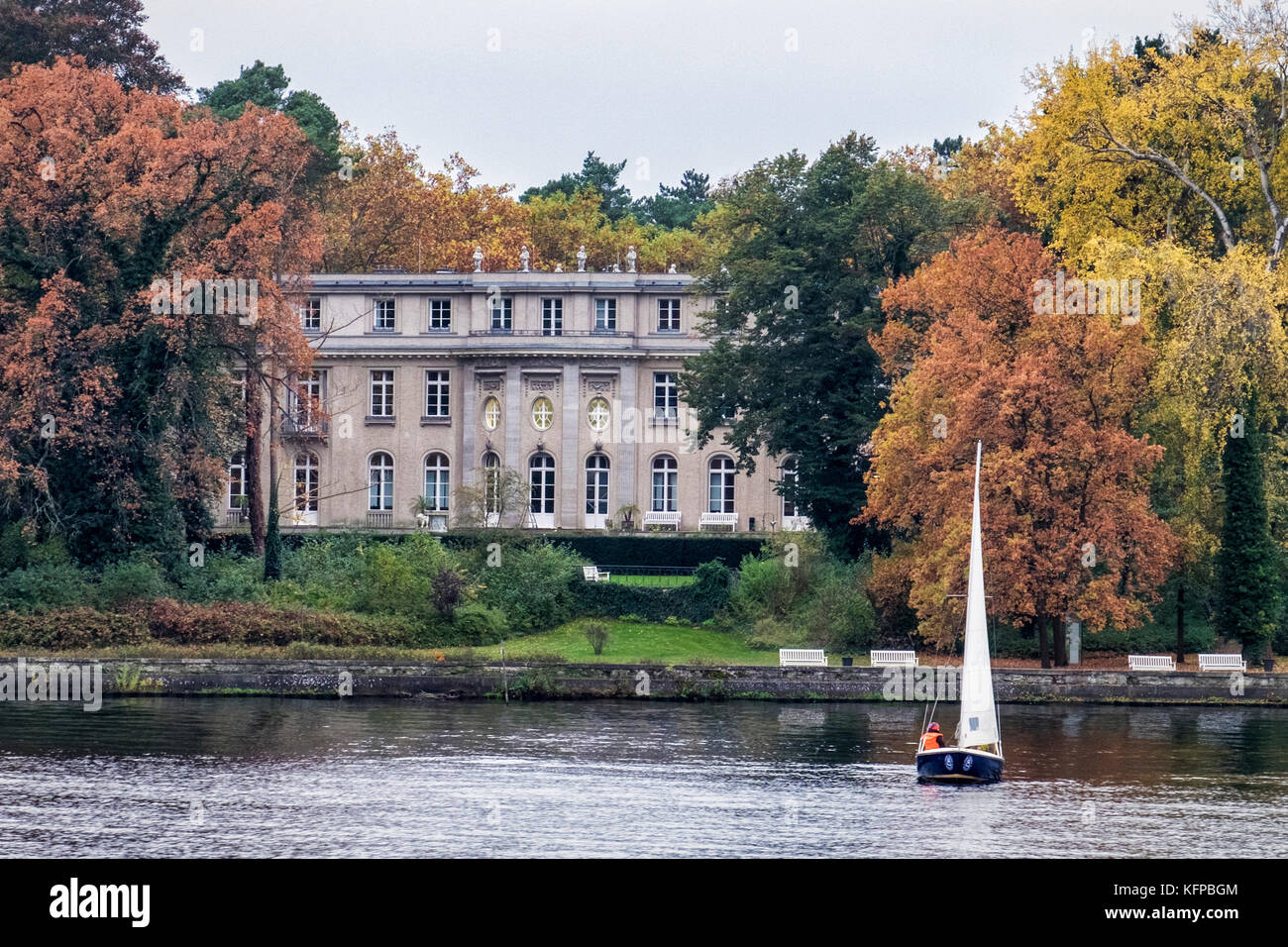 Berlin Wannsee. House of the Wannsee Conference,Lakeside villa where ...