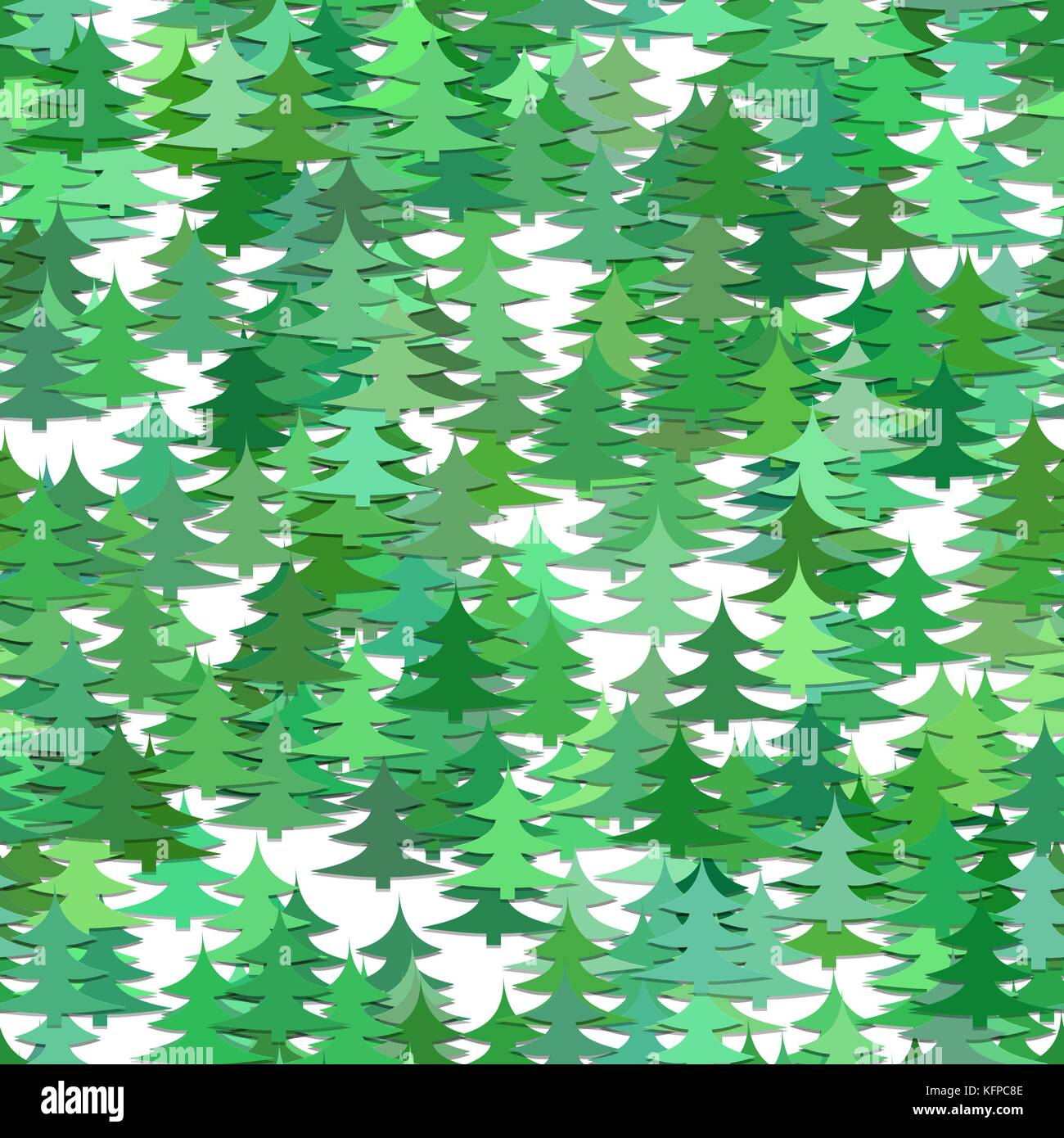 Seamless abstract chaotic pine tree background - holiday vector ...
