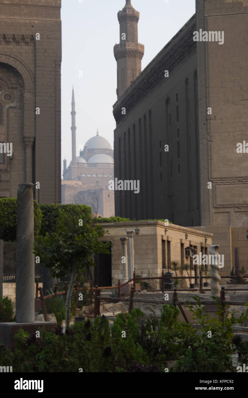 Rifaie and Sultan Hassan mosque Stock Photo - Alamy