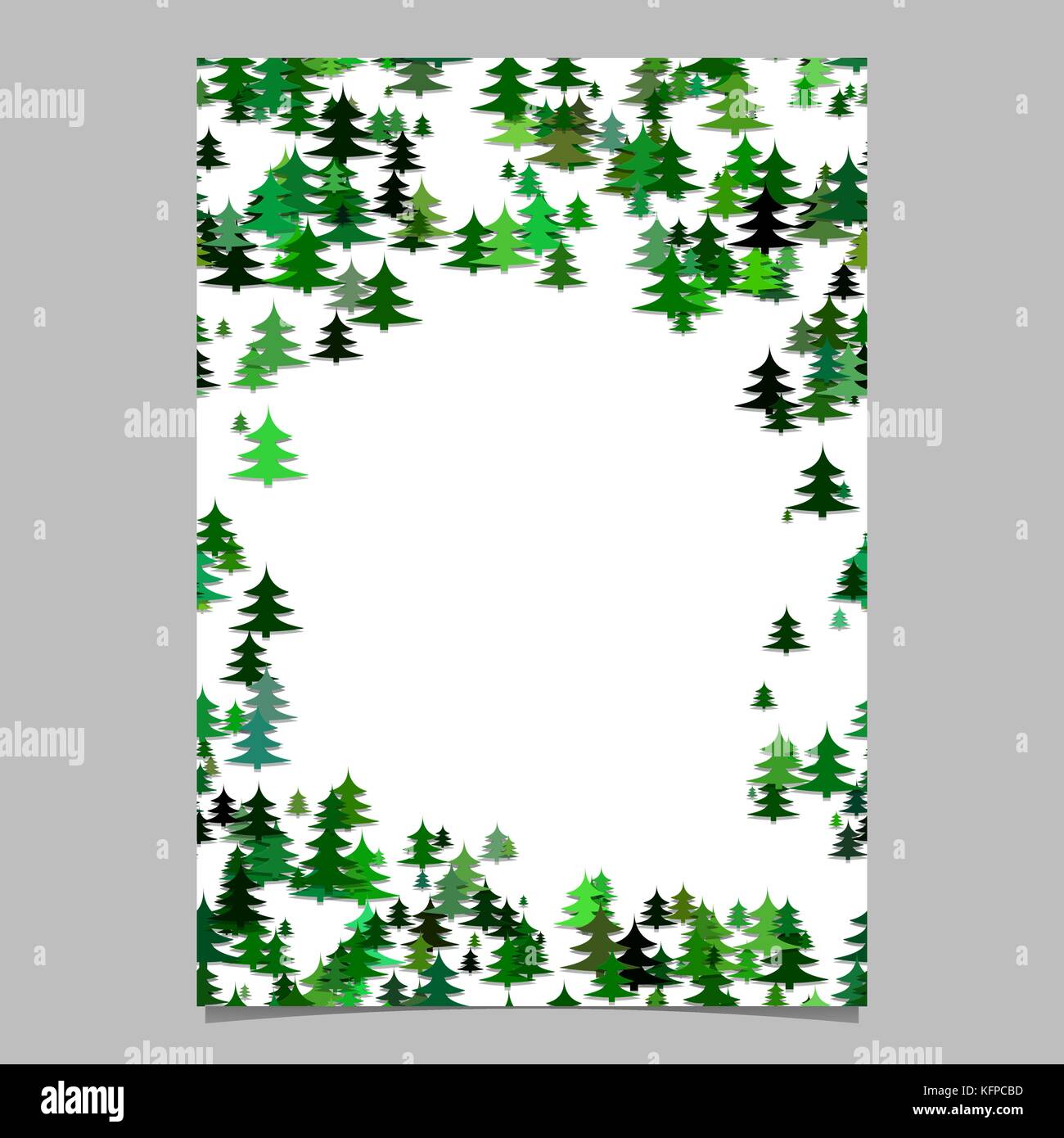 Pine Tree Page Border