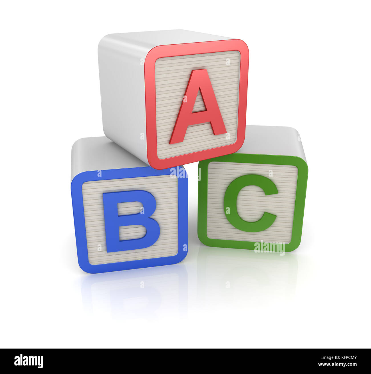 Red block abc computer generated hi-res stock photography and images ...