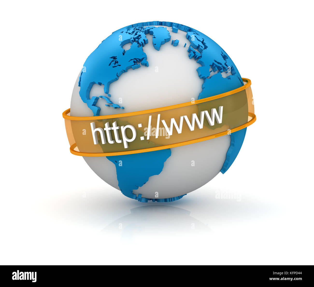Internet concept , computer generated image. 3d rendered image Stock ...