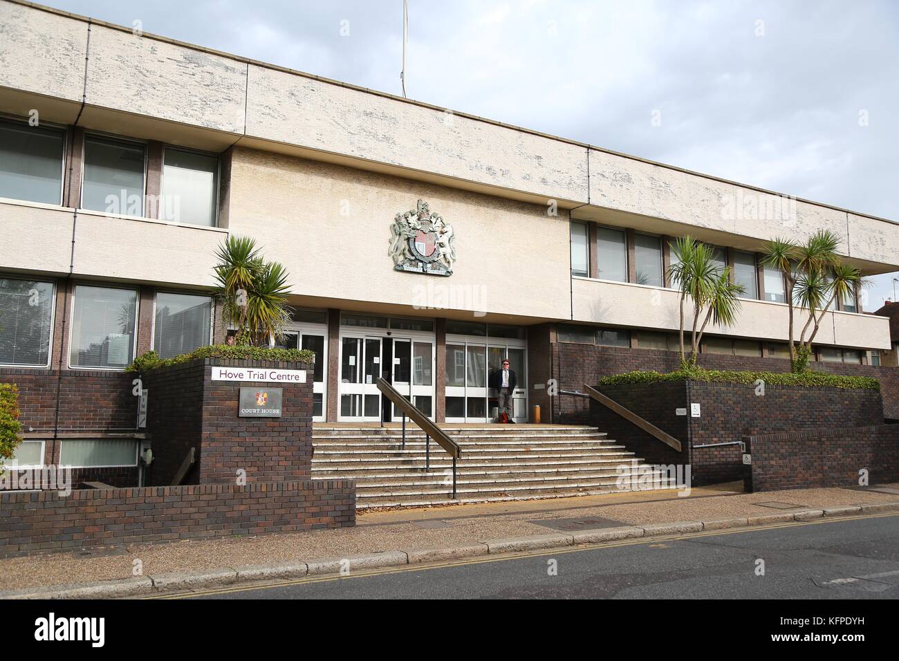 Hove, UK. 31st October. Hove Trial Centre where David Browning was due ...