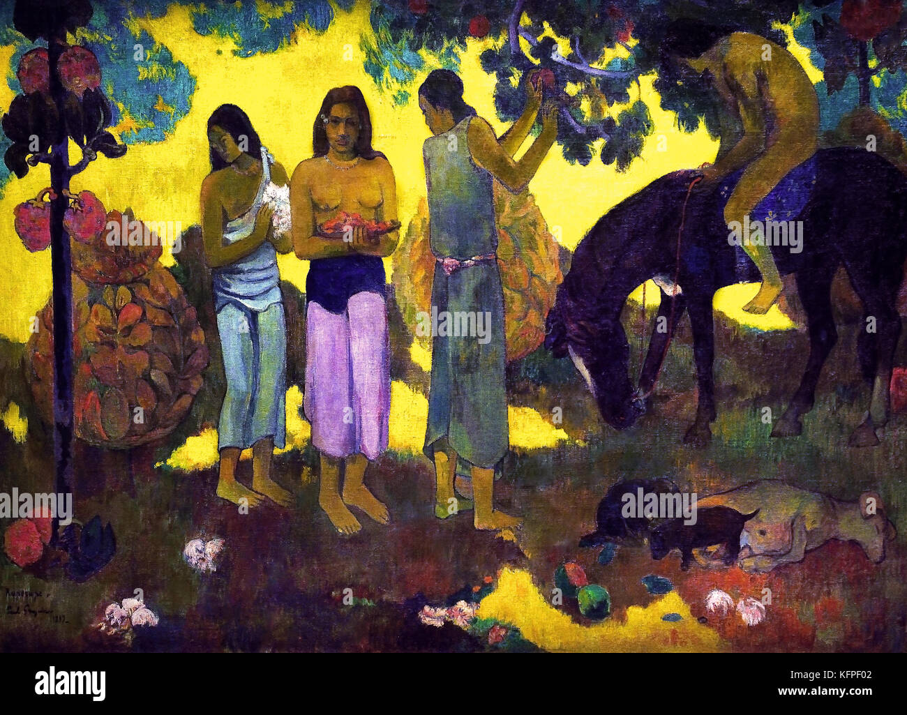 Painting fruits gauguin hi-res stock photography and images - Alamy