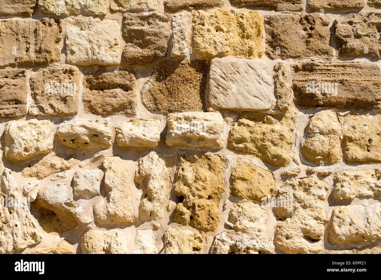 Texture of stone wall from small stones Stock Photo - Alamy