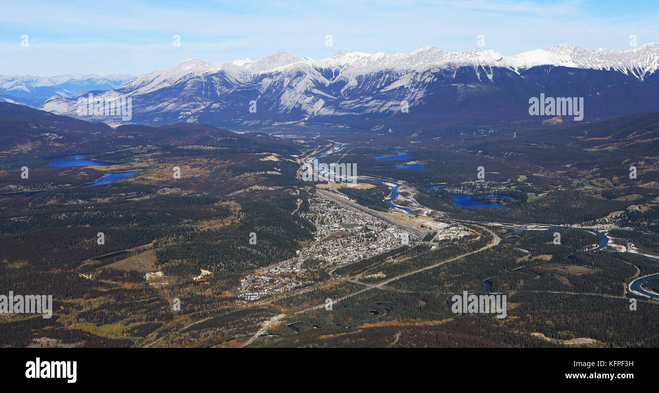 Jasper alberta map hi-res stock photography and images - Alamy