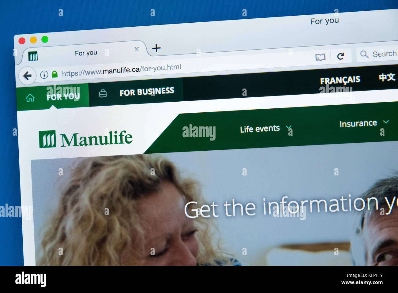 LONDON, UK - OCTOBER 25TH 2017: The homepage of the official website ...