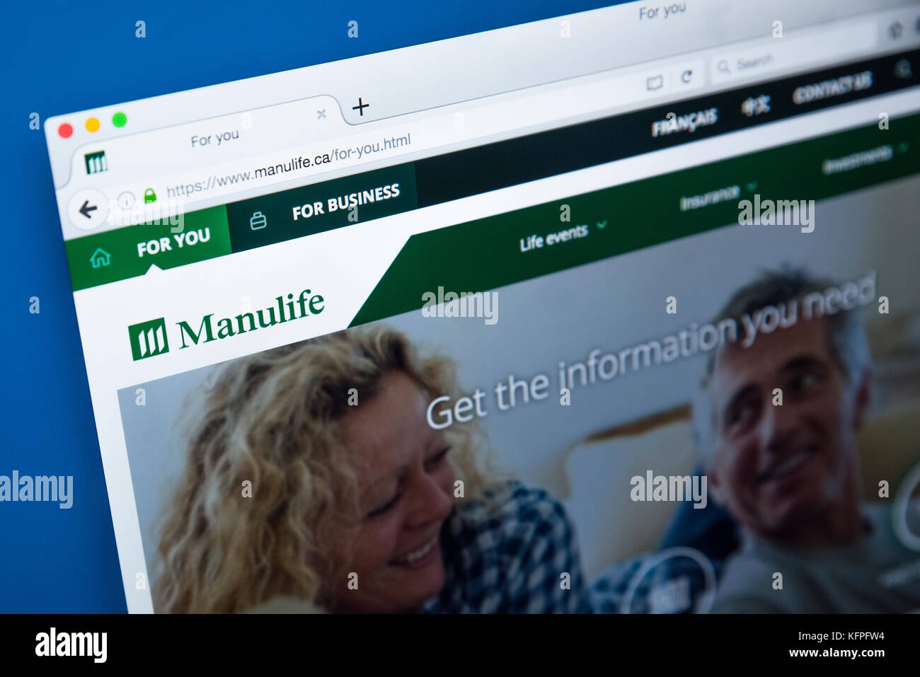 Manulife canada logo hi-res stock photography and images - Alamy