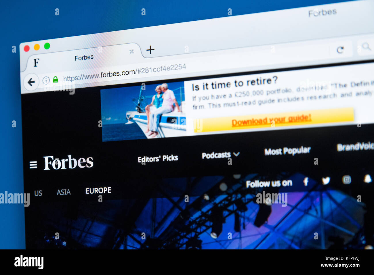Forbes logo hi-res stock photography and images - Alamy
