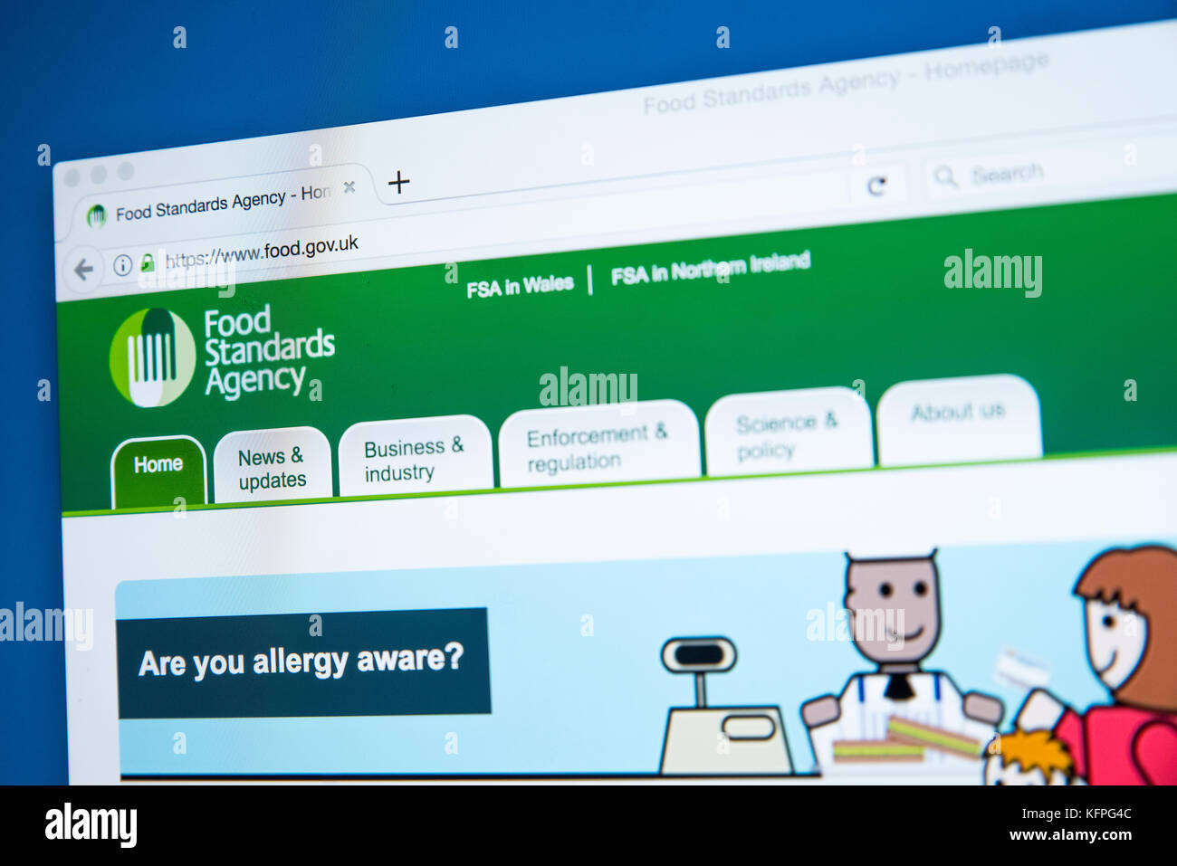 Food standards agency logo hi-res stock photography and images - Alamy