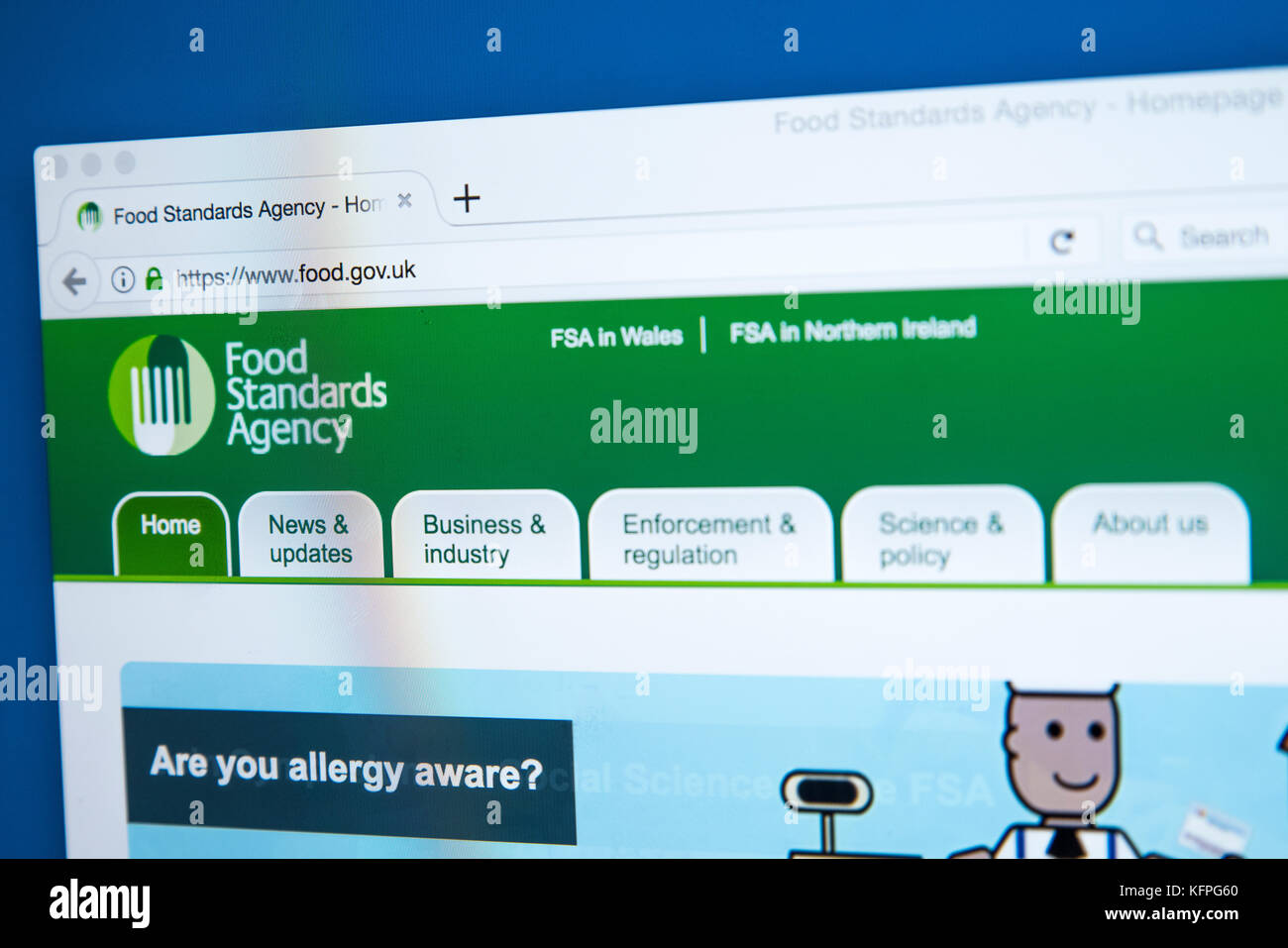 Food standards agency logo hi-res stock photography and images - Alamy