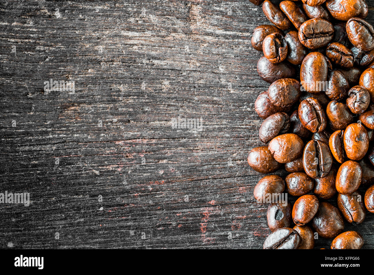 Coffee beans wood hi-res stock photography and images - Alamy
