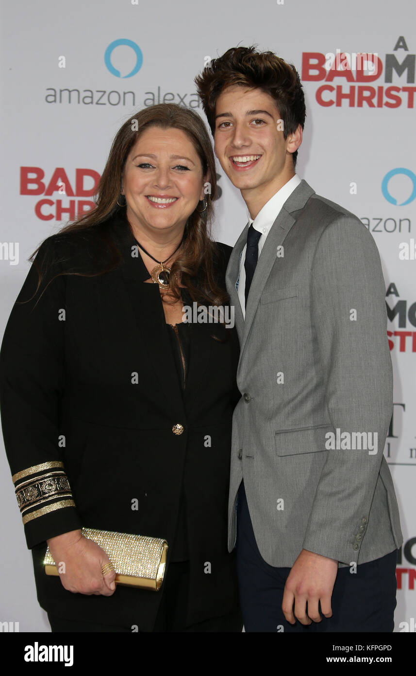Westwood, California, USA. 30th Oct, 2017. Camryn Manheim, Milo Manheim ...