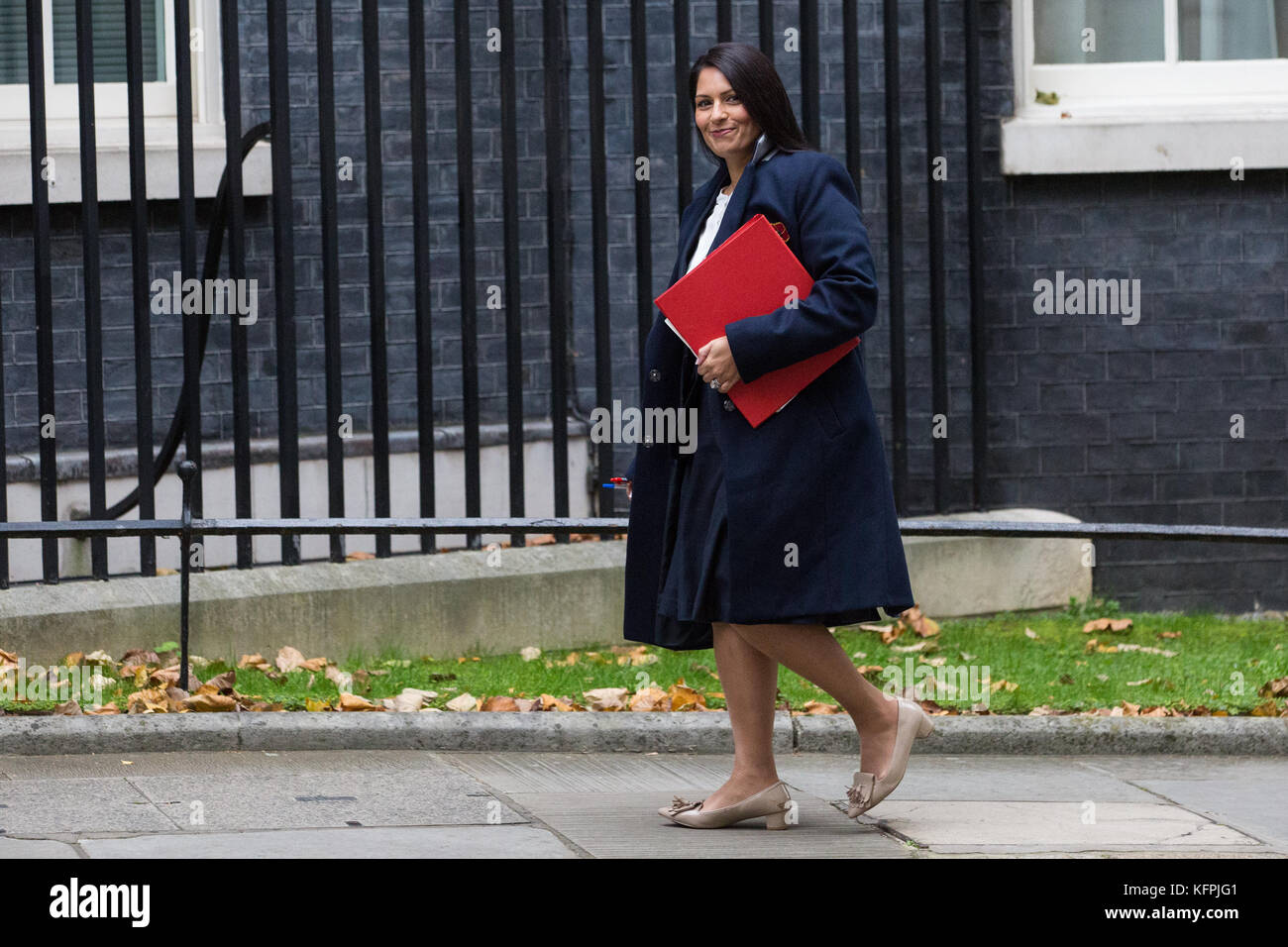 London, UK. 31st Oct, 2017. Priti Patel MP, Secretary of State for ...