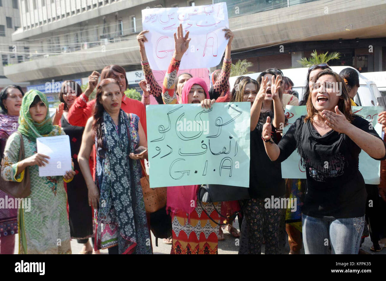 Eunuchs are holding protest demonstration for their social rights ...