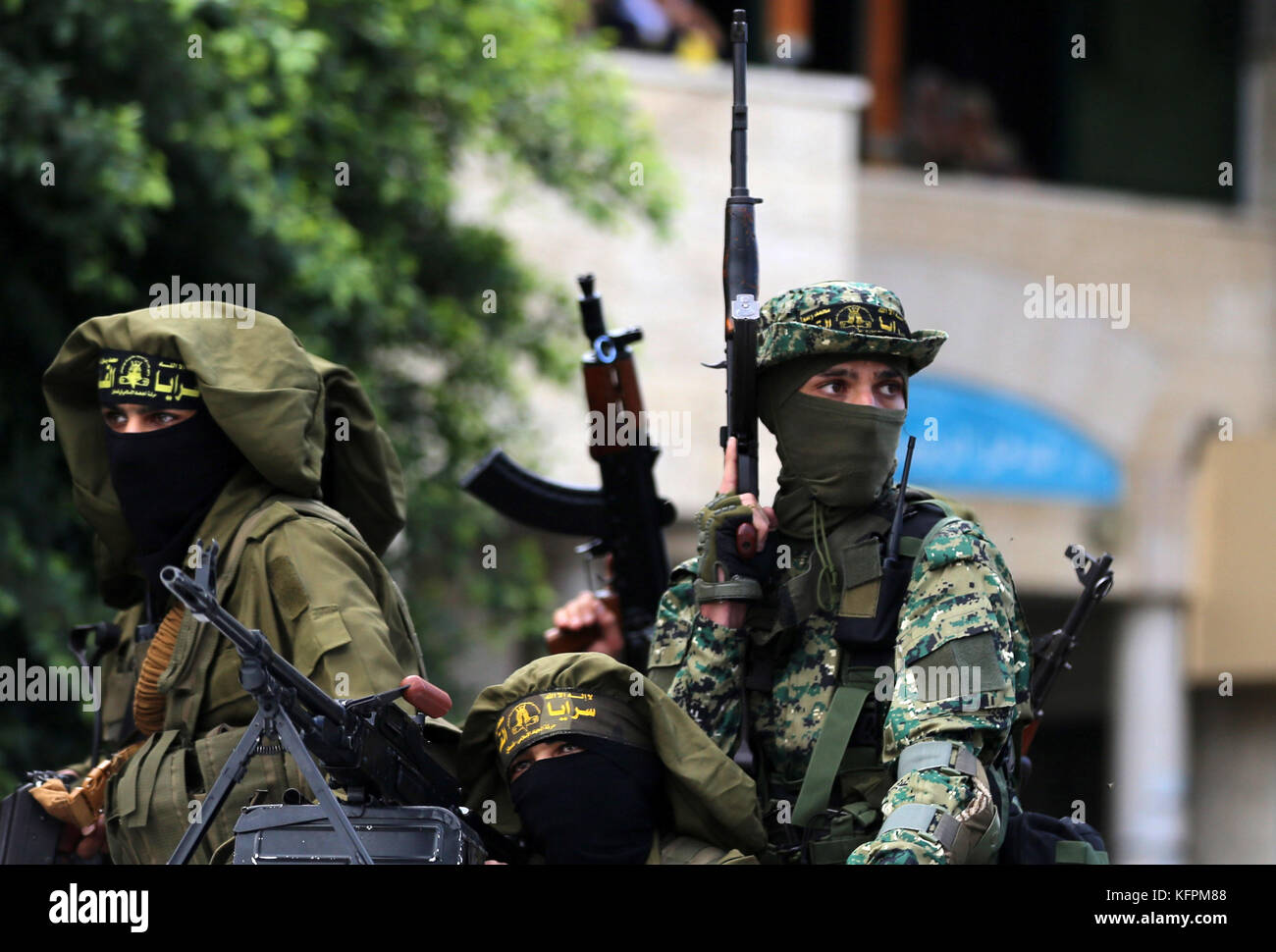 Bureij, Gaza Strip, Palestinian Territory. 31st Oct, 2017. Palestinian ...