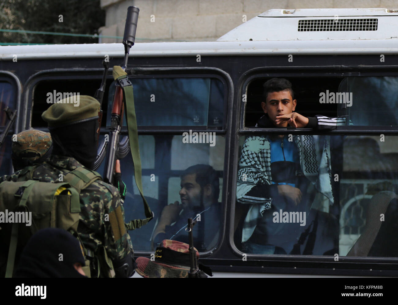 Bureij, Gaza Strip, Palestinian Territory. 31st Oct, 2017. Palestinian ...