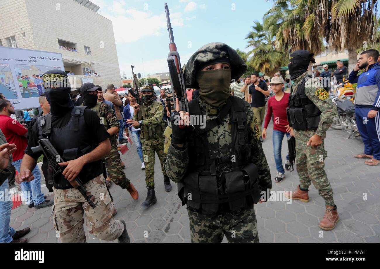 Bureij, Gaza Strip, Palestinian Territory. 1st Nov, 2017. Palestinian ...