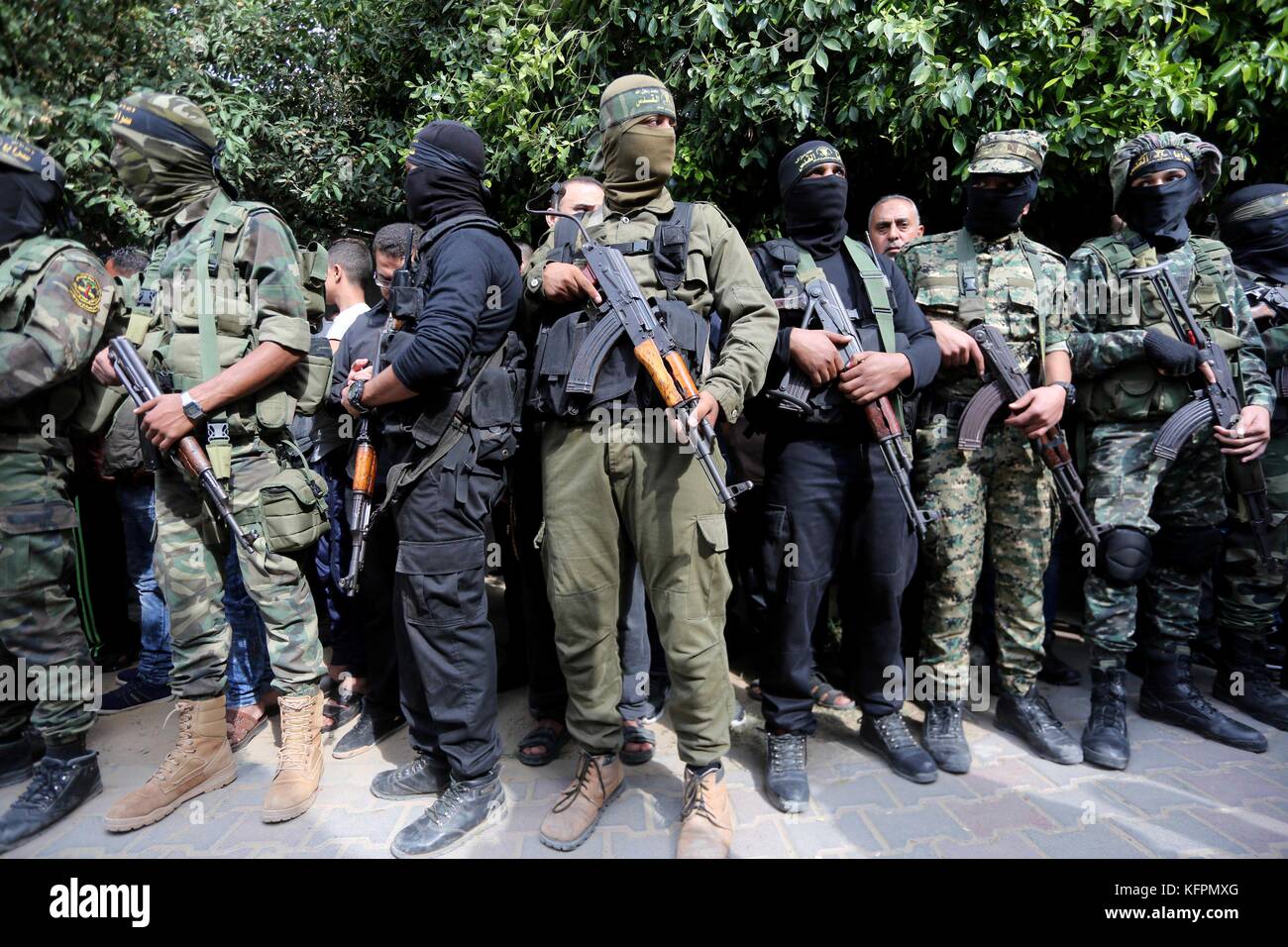 Bureij, Gaza Strip, Palestinian Territory. 1st Nov, 2017. Palestinian ...